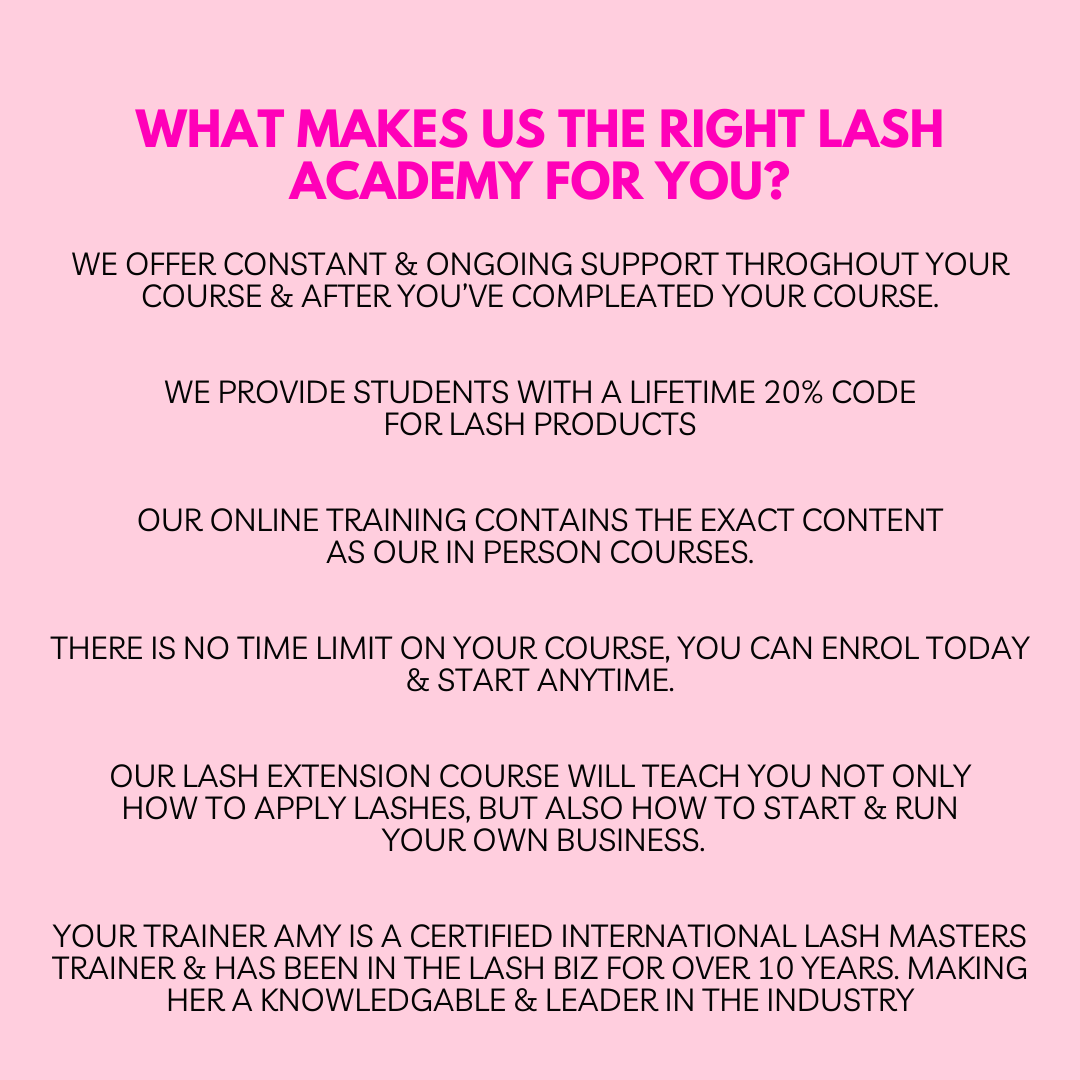 The Ultimate Lash Queen Lash Extension Course (Online theory + 2 days ...